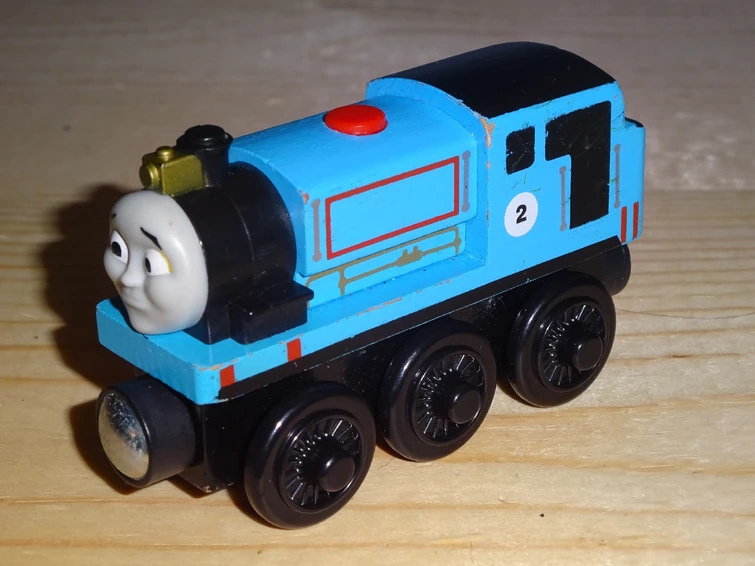 Found a Thomas wooden train named Caleb | Fandom