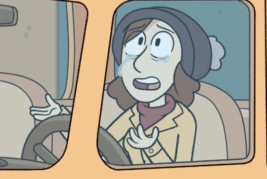 Not me crying over the ending to season three of Hilda. | Fandom