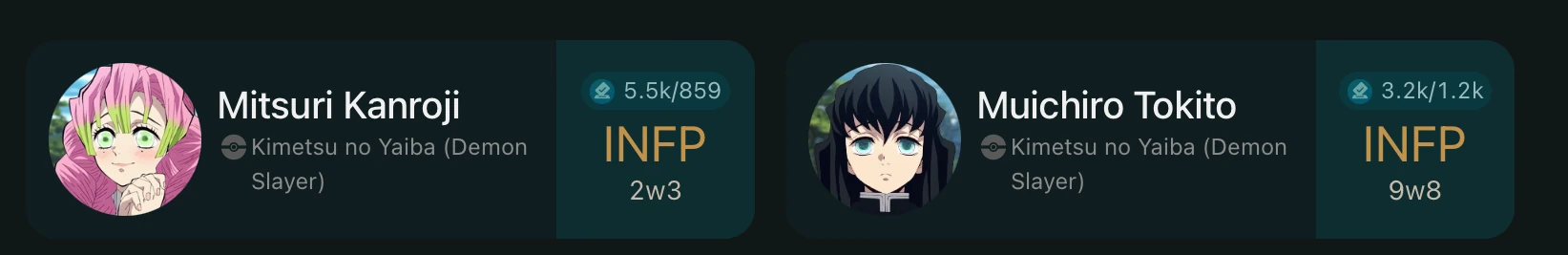 nah nah, imagine sharing an mbti with your favorite Hashiras.. | Fandom