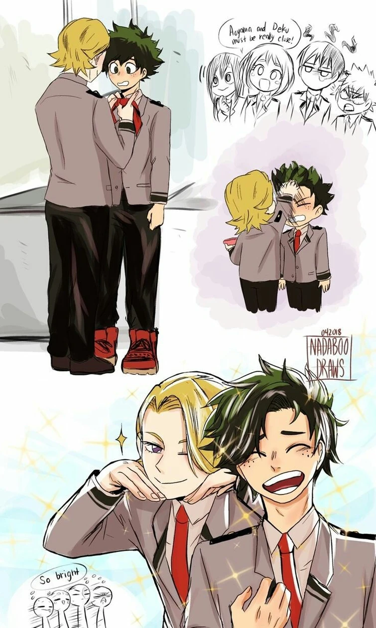 Aoyama : "Wanna some Cheese?" Deku : "Eummm Okay, sure!" | Fandom