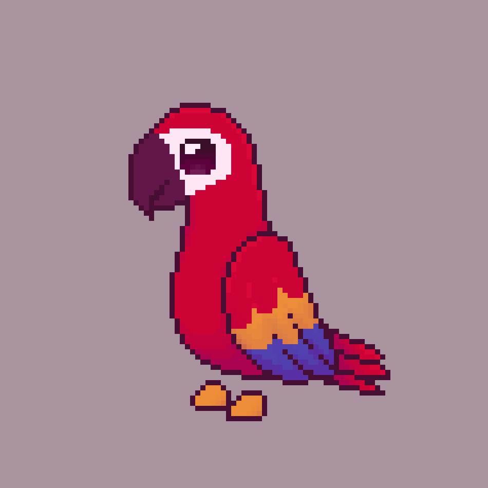 Parrot pixel art 🦜 | Fandom