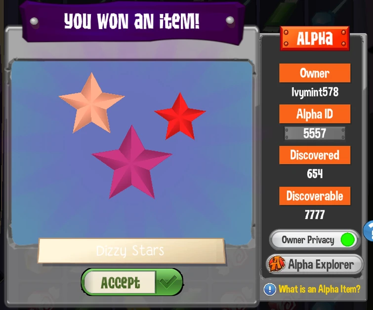 what are my dizzy stars worth? | Fandom