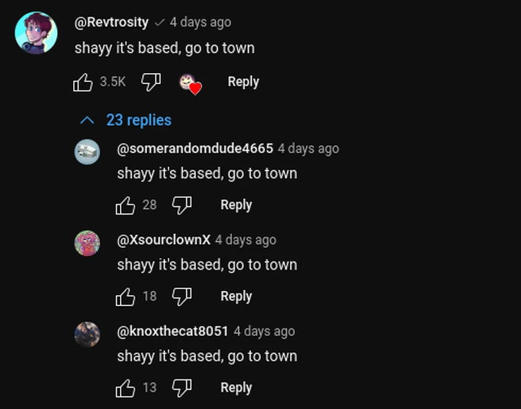 shayy, it's based. go to town. | Fandom