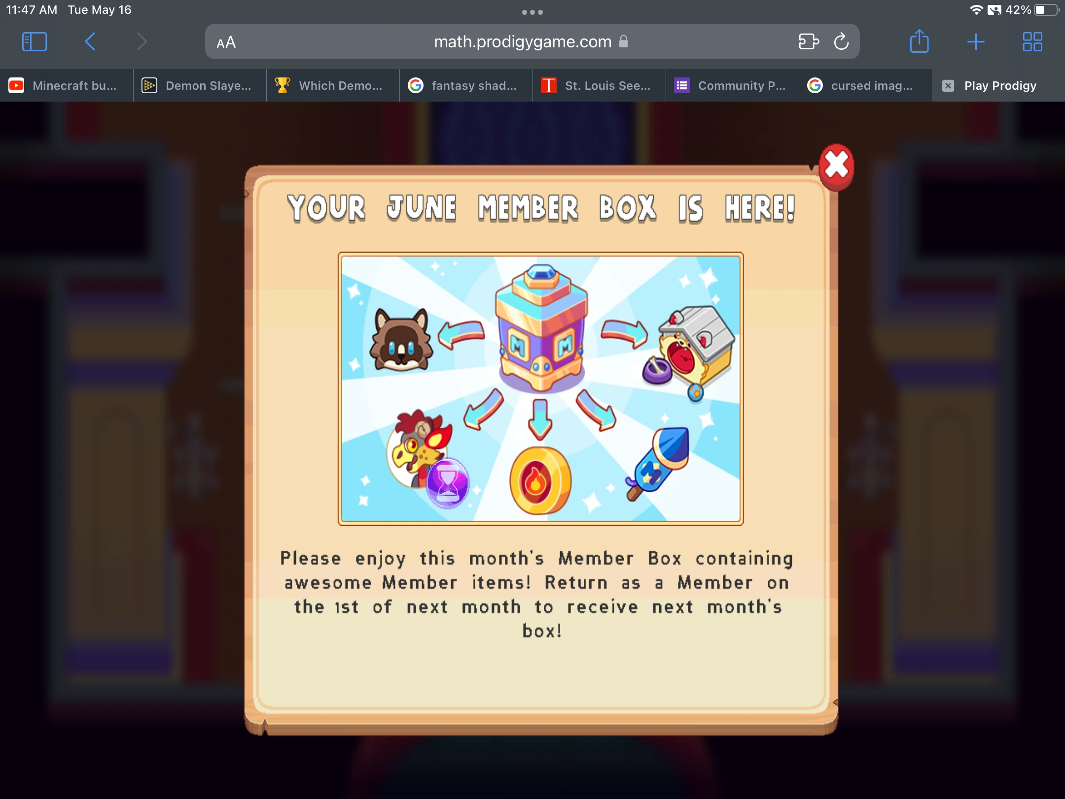 Looks like the June member box came way earlier than expected bru | Fandom