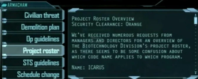 Project Roster | F.E.A.R. Wiki | Fandom