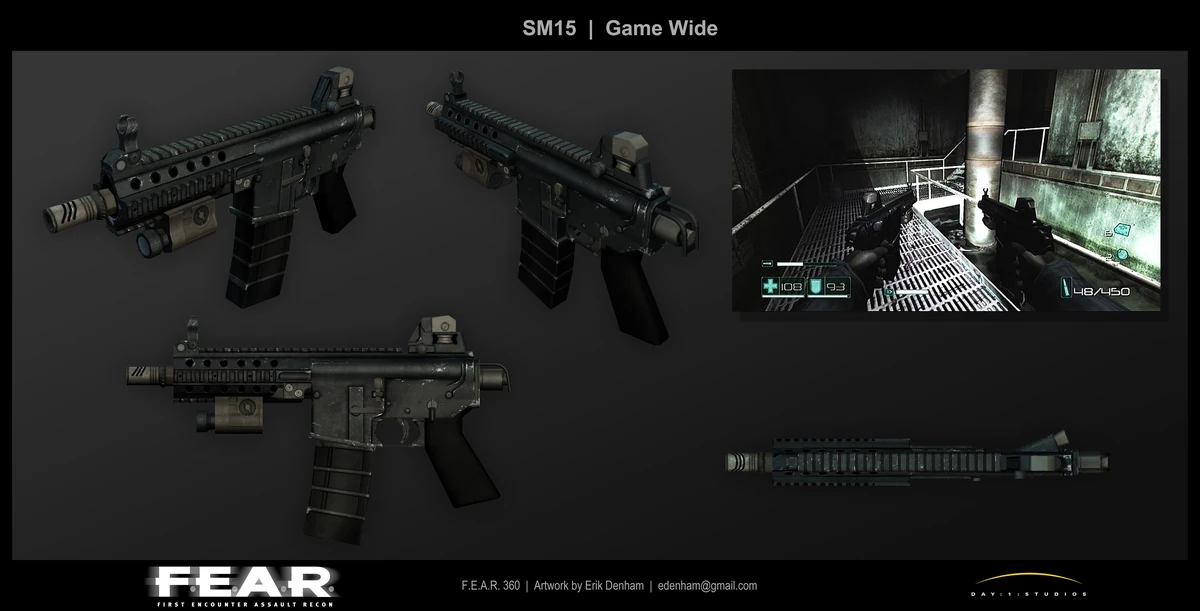 SM15 Machine Pistol | F.E.A.R. Wiki | Fandom