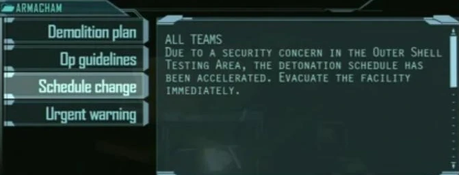 Armacham - Schedule Change | F.E.A.R. Wiki | Fandom