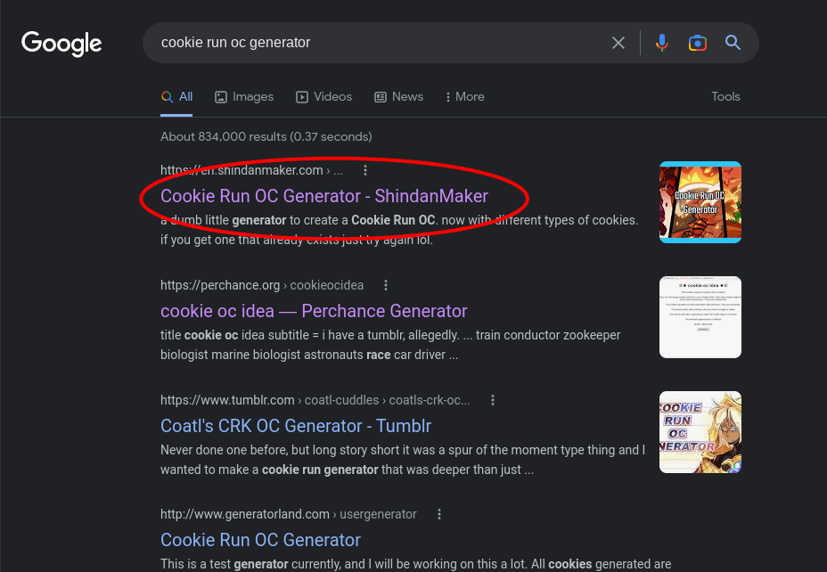 I found a cool website for ur next cookie OC | Fandom