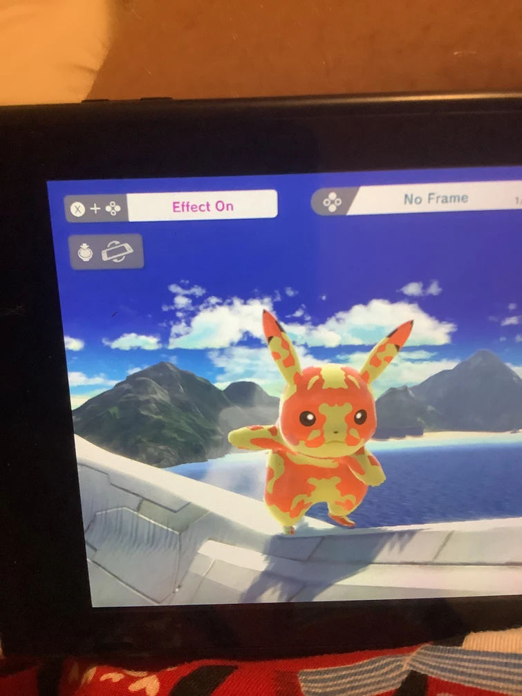 Pikachu covered in orange ink | Fandom