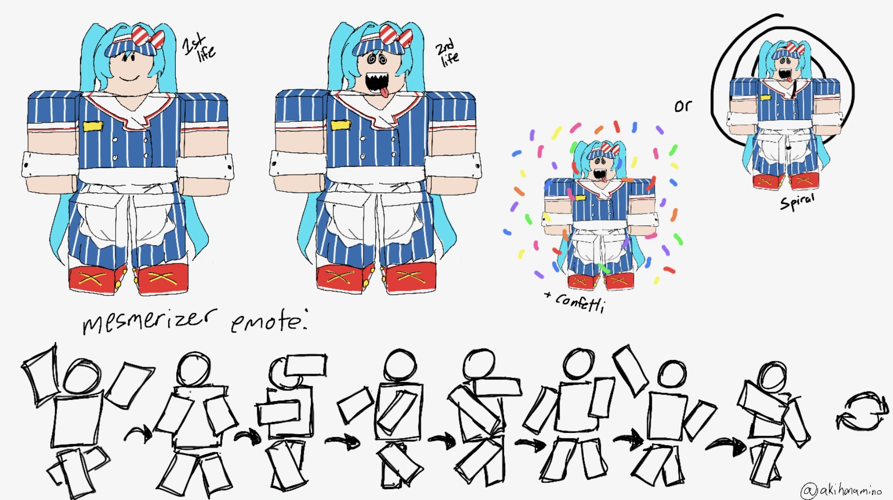 hi i made a skin and an emote concept! (for two time) | Fandom