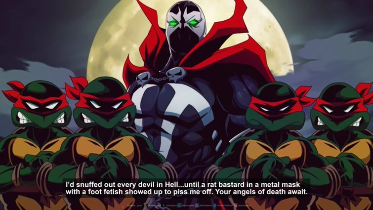 (Twitter: @mistajonz) Teenage Mutant Ninja Turtles X Spawn | Fandom