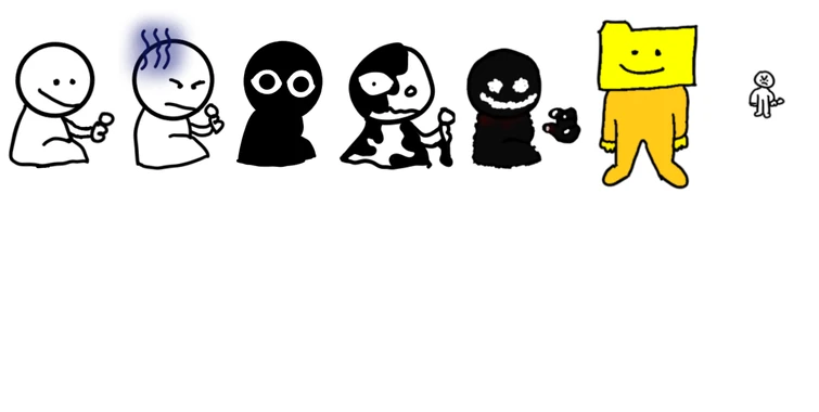 Me attempting to draw the Vs Bob mod on MS Paint 3D | Fandom