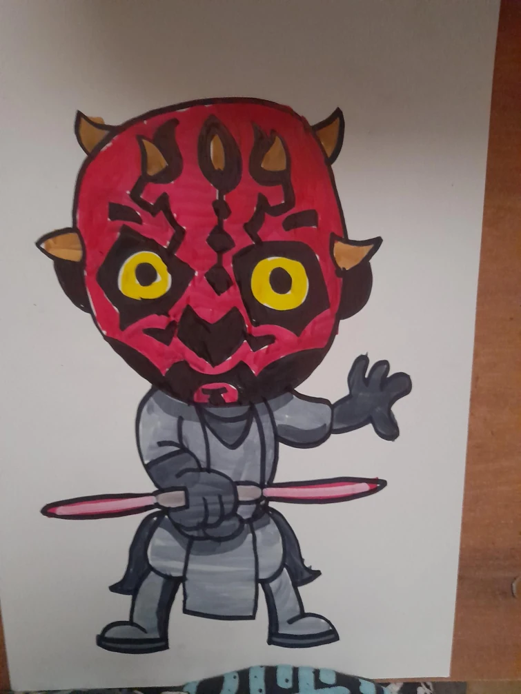 My drawing of Darth Maul | Fandom