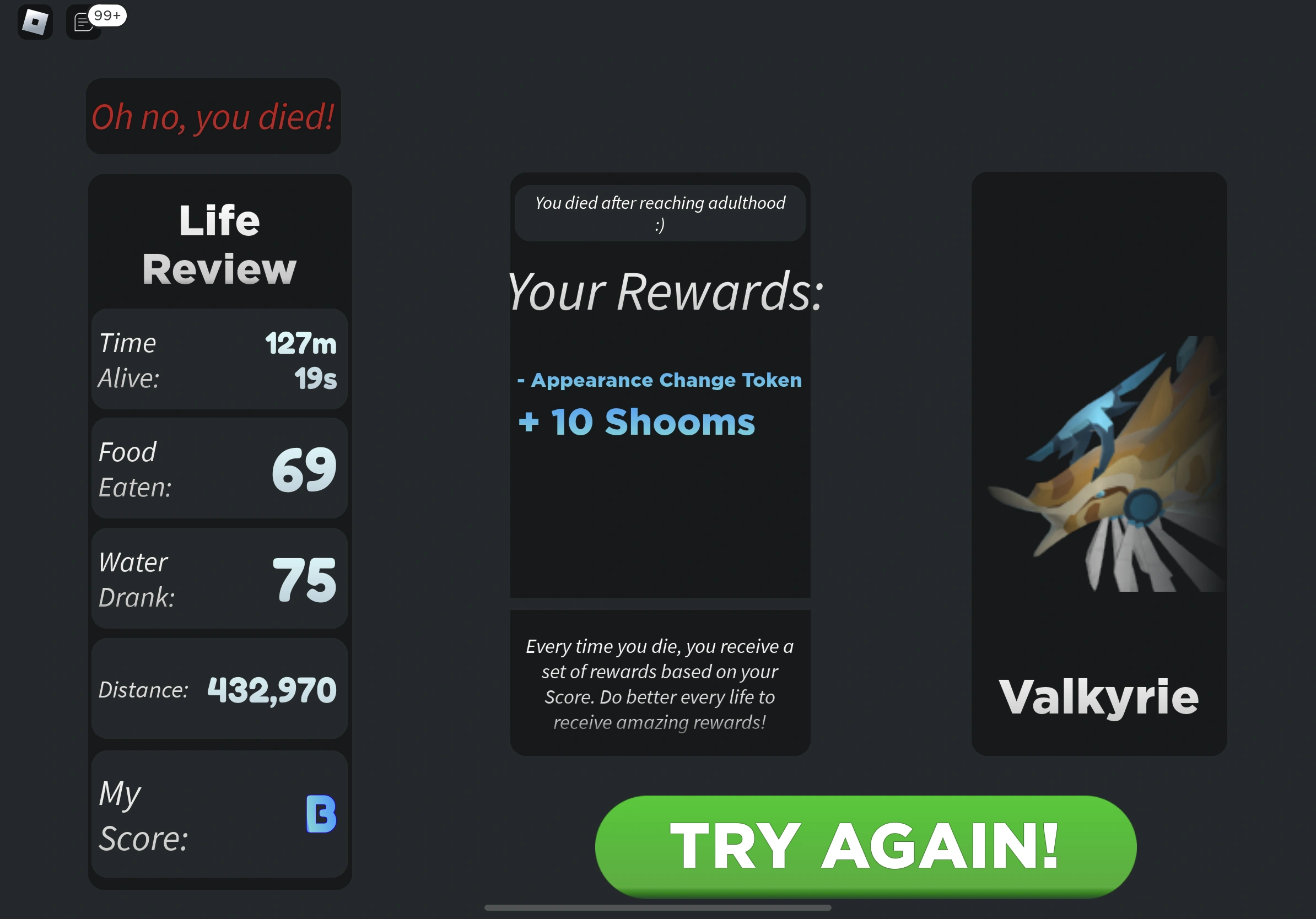 Cos resetting food eaten and water drank | Fandom