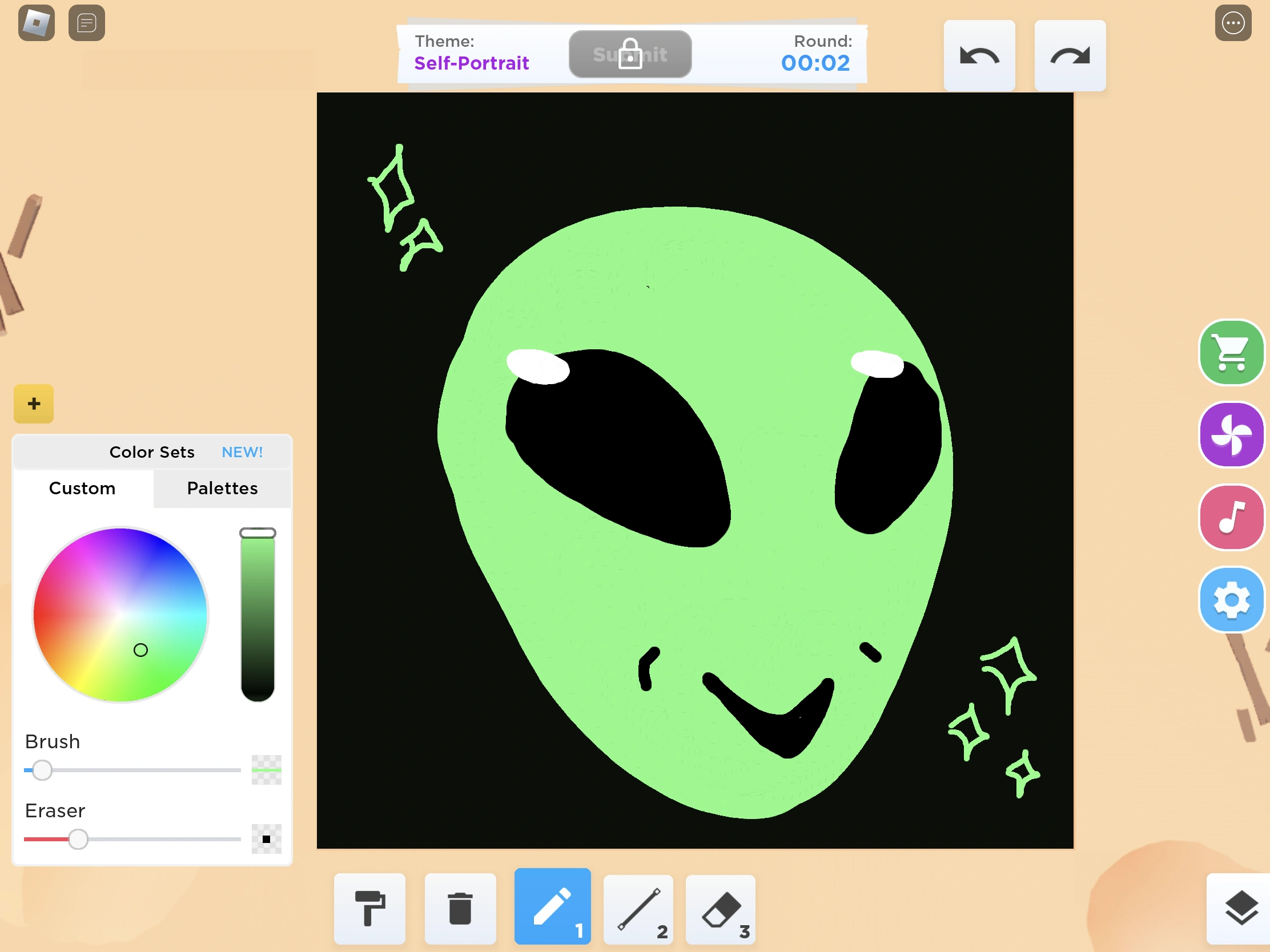 Tried speed draw again… theme: Self-portrait | Fandom