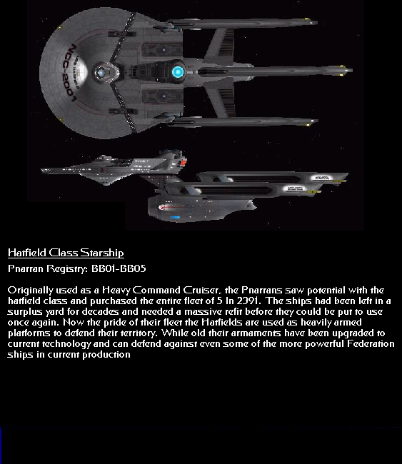 Hatfield Class | Federation RPG Encyclopedia | Fandom