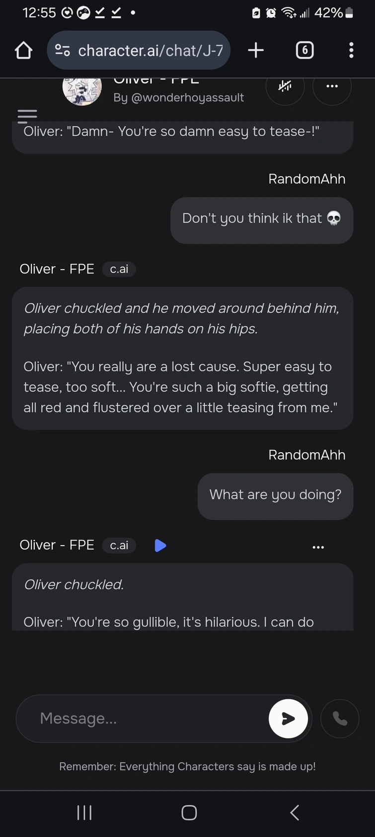 Oliver is being zesty 💀 | Fandom