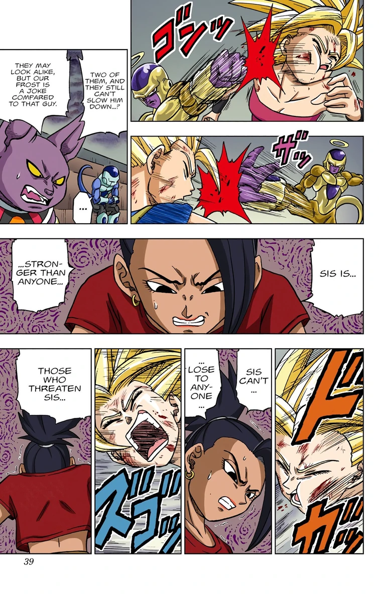 Whoever says manga Caulifla and Kale are better than anime are not ...