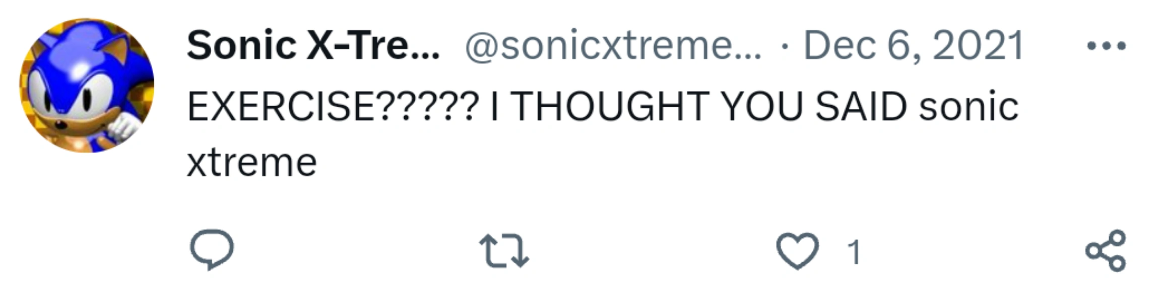 Sonic X-Treme Tweet: | Fandom