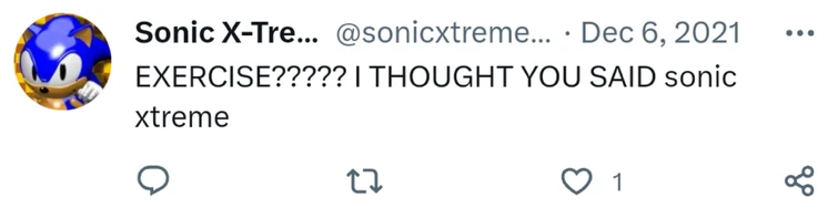 Sonic X-Treme Tweet: | Fandom