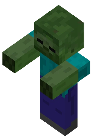 Chibi Minecraft Zombie