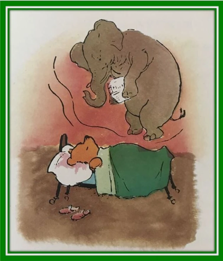 A. A. Milne's. story of Winnie the Pooh where Pooh and Piglet had a ...
