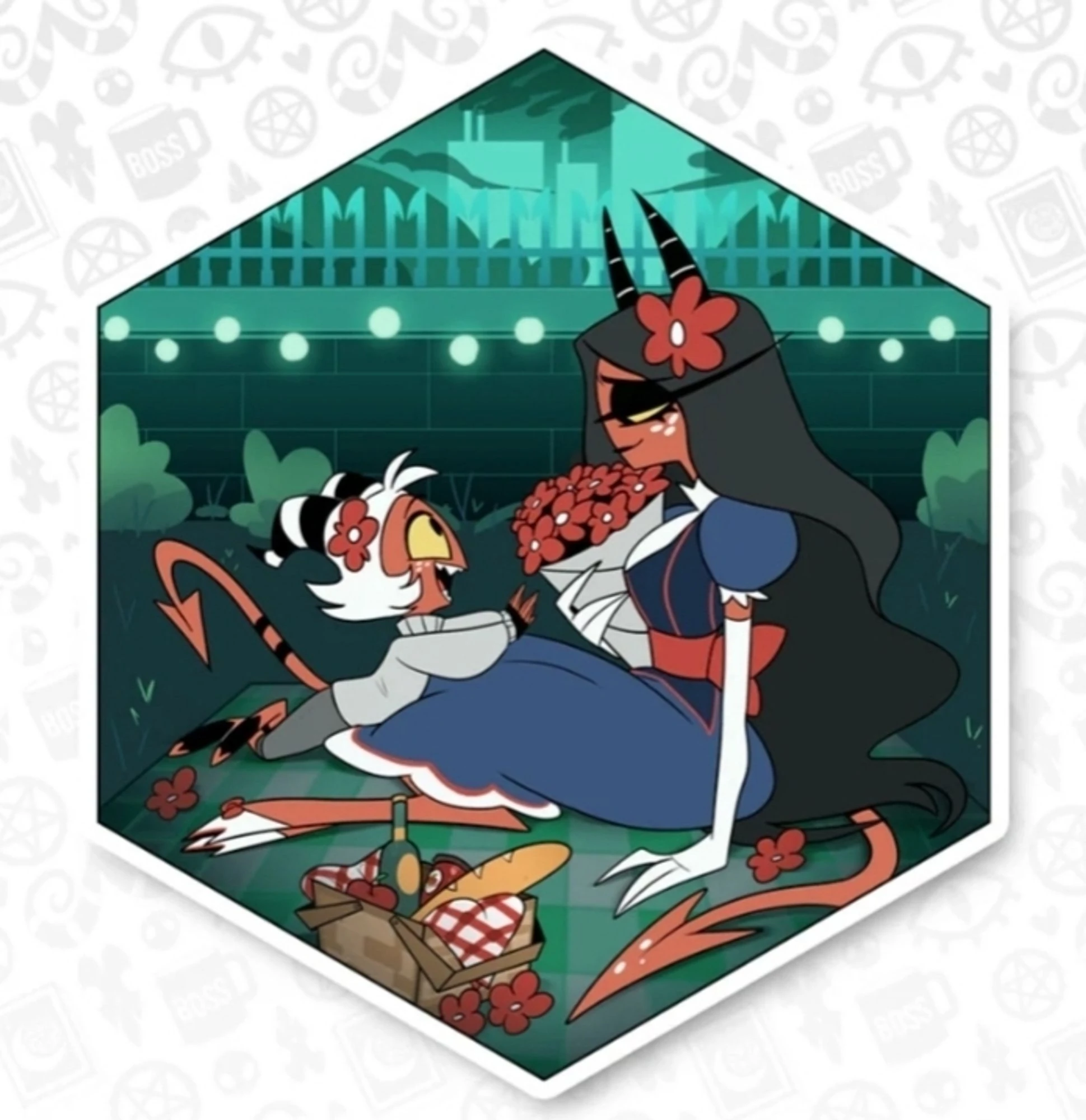 The first piece of Helluva Boss merch featuring Moxxie's mother!🌟🌟🌟 ...