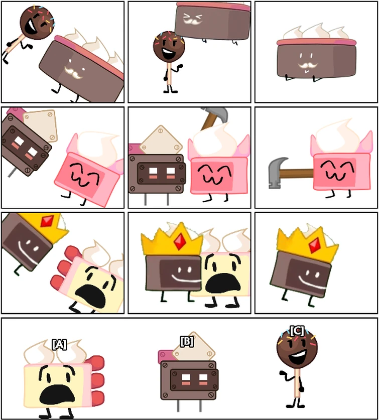 bfdi mini cake ep 1: fight | Fandom