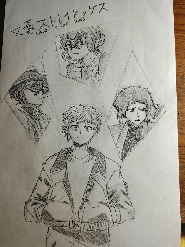 All my BSD drawings | Fandom