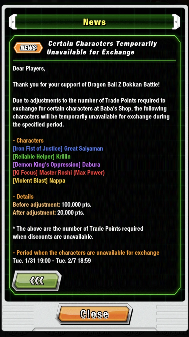 Baba shop character EZAs coming soon? | Fandom