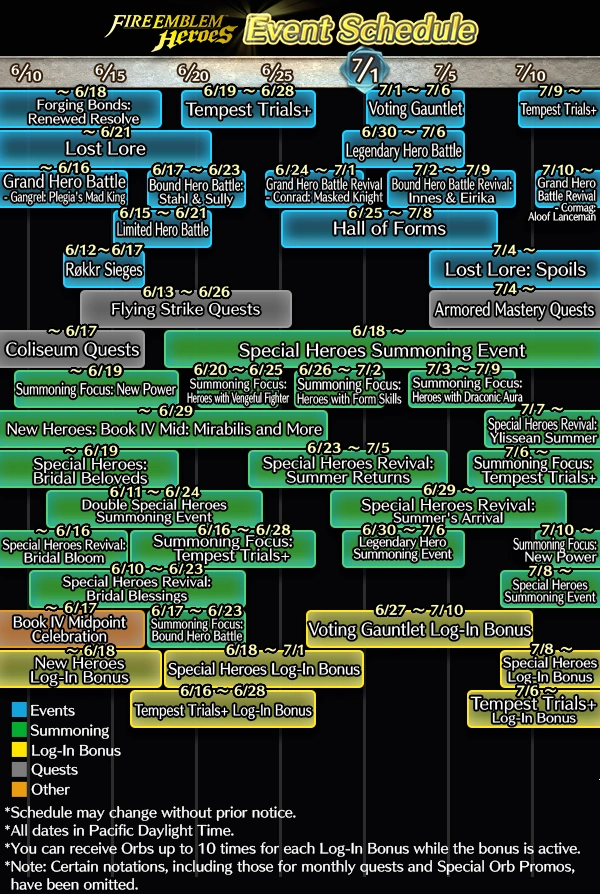 New Event Calendar Is Here! (Jun 2020) (Notification) - Fire Emblem ...