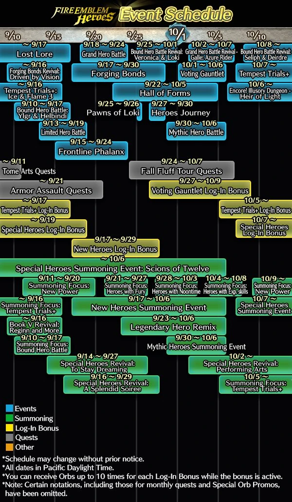 New Event Calendar Is Here! (Sep 2021) (Notification) - Fire Emblem ...