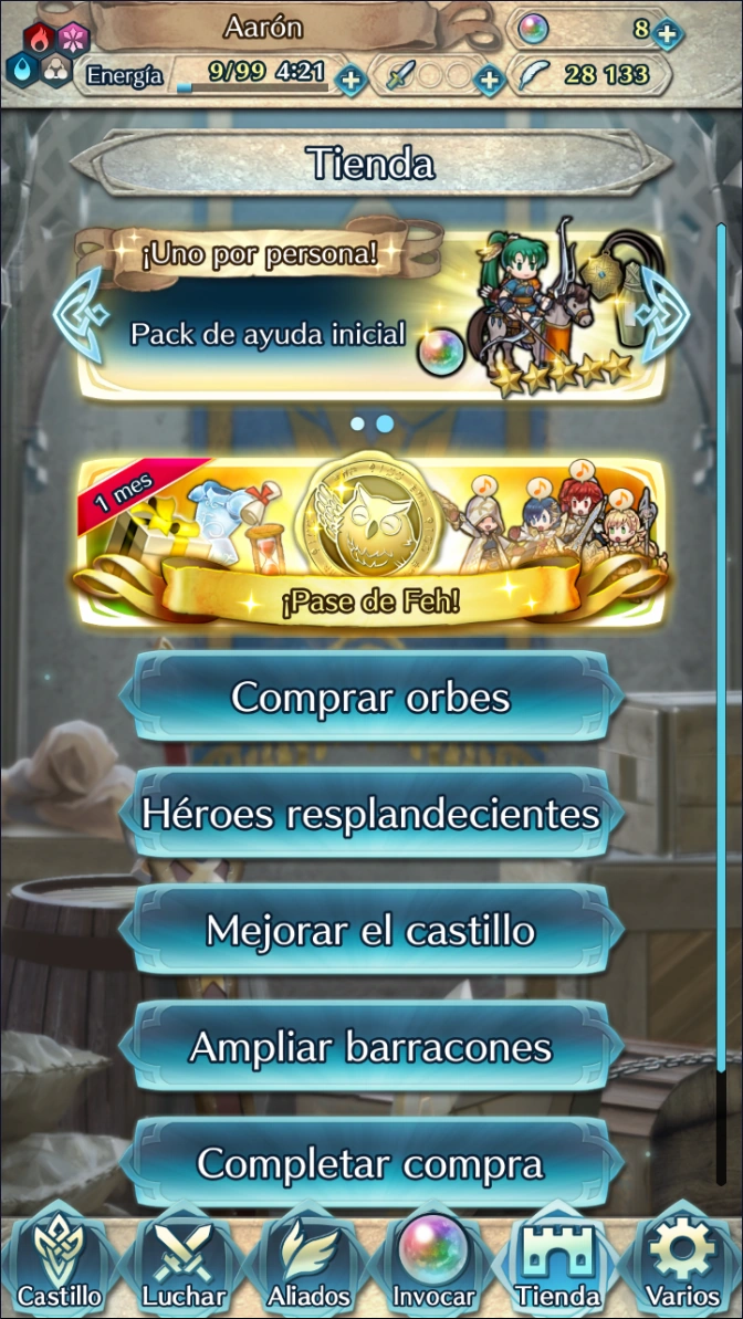 Shop Menu - Fire Emblem Heroes Wiki
