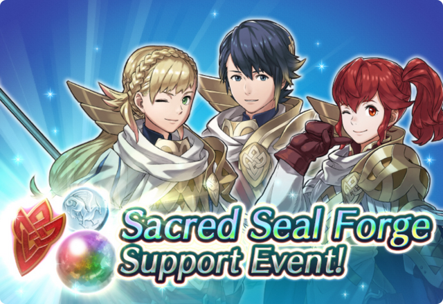 Sacred Seal Forge Support Event! (Notification) - Fire Emblem Heroes Wiki