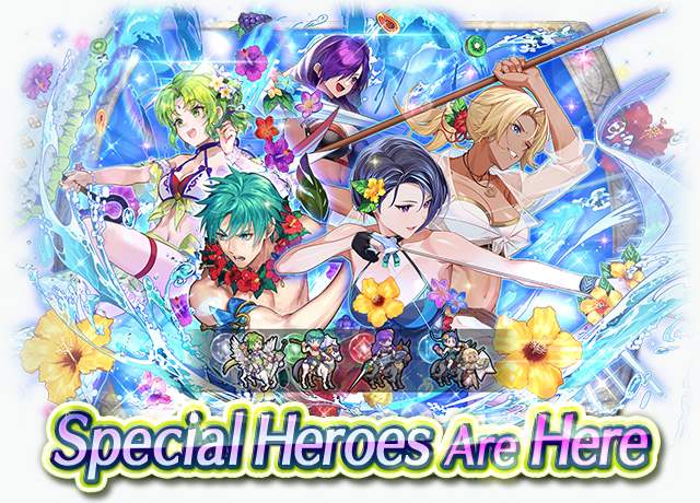 Special Heroes Summoning Event Summer Longing Notification Fire
