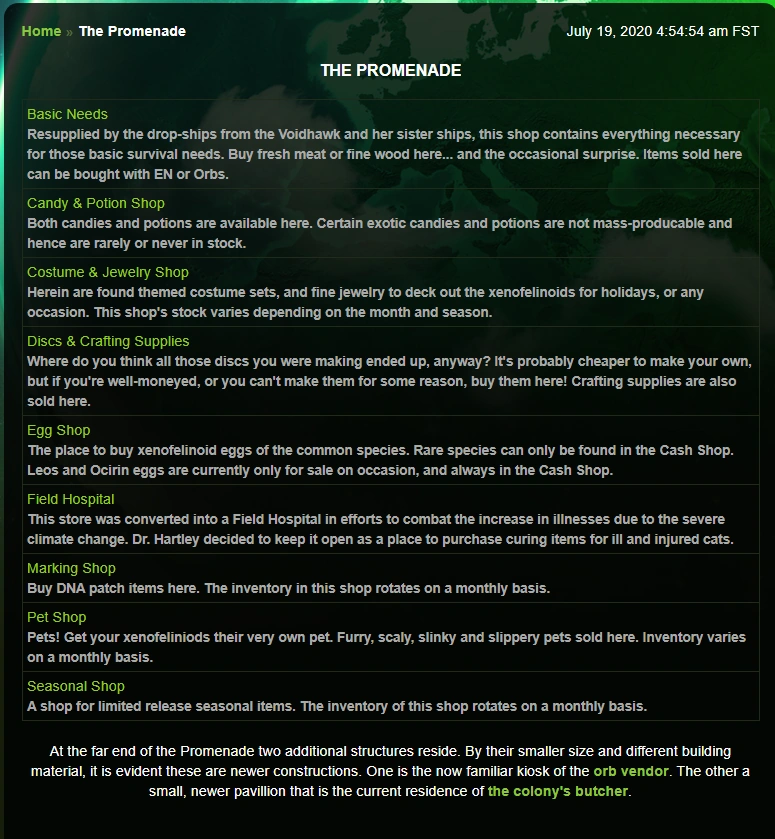 Promenade | Felisfire Wiki | Fandom
