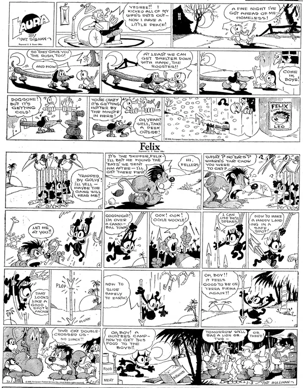 1932 comic strips | Felix The Cat Wiki | Fandom