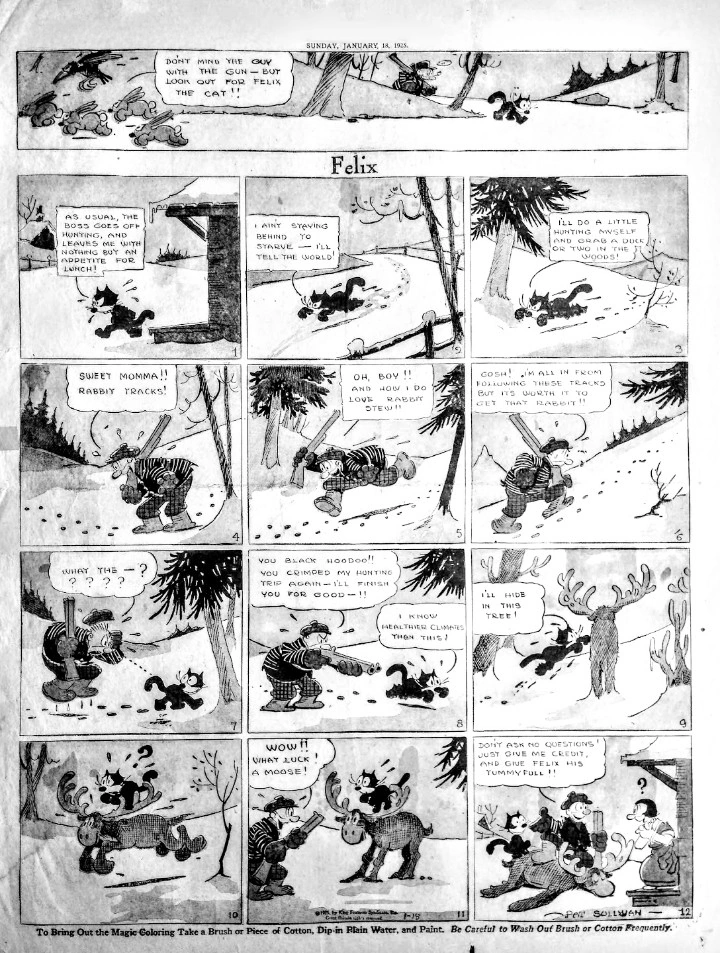 1925 comic strips | Felix The Cat Wiki | Fandom