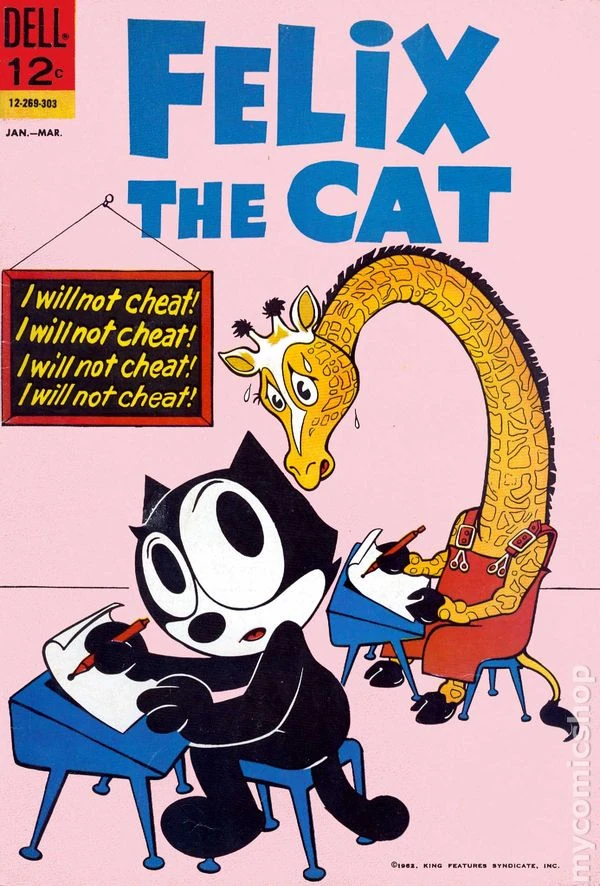 Felix the Cat (Dell Comics) Issue 2 | Felix The Cat Wiki | Fandom