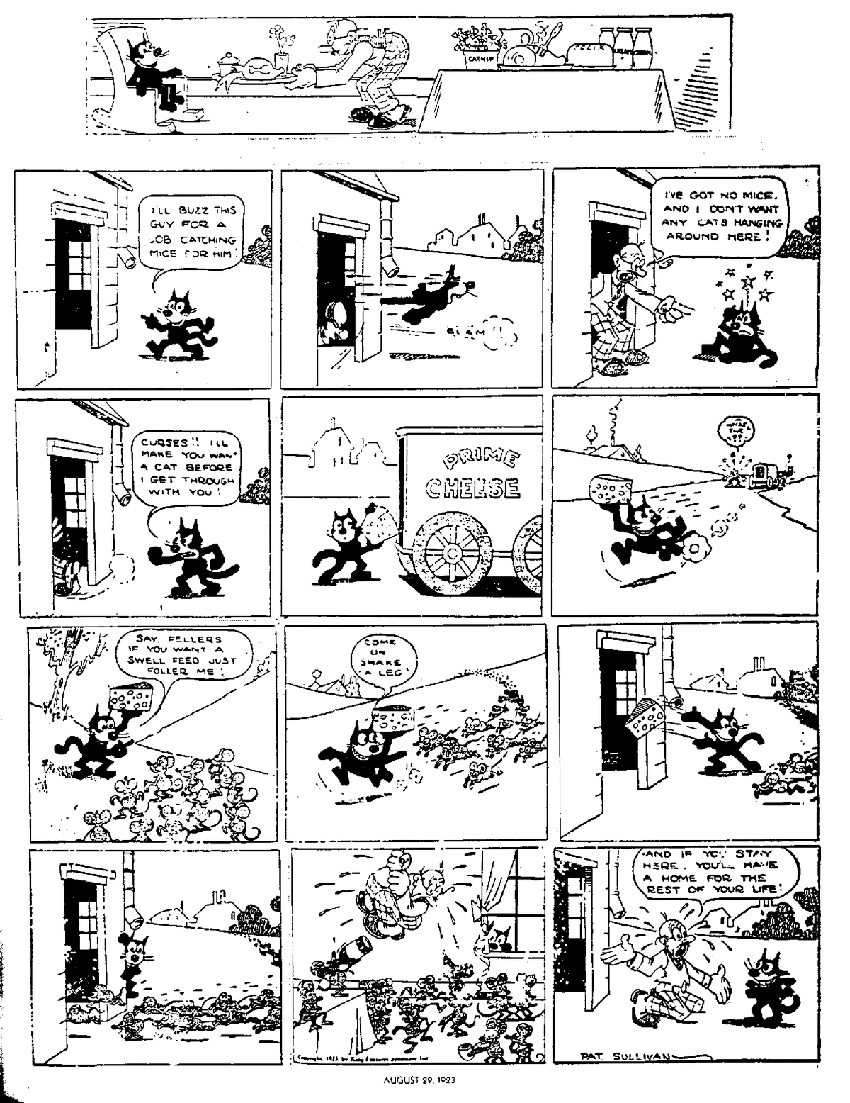 1923 comic strips | Felix The Cat Wiki | Fandom