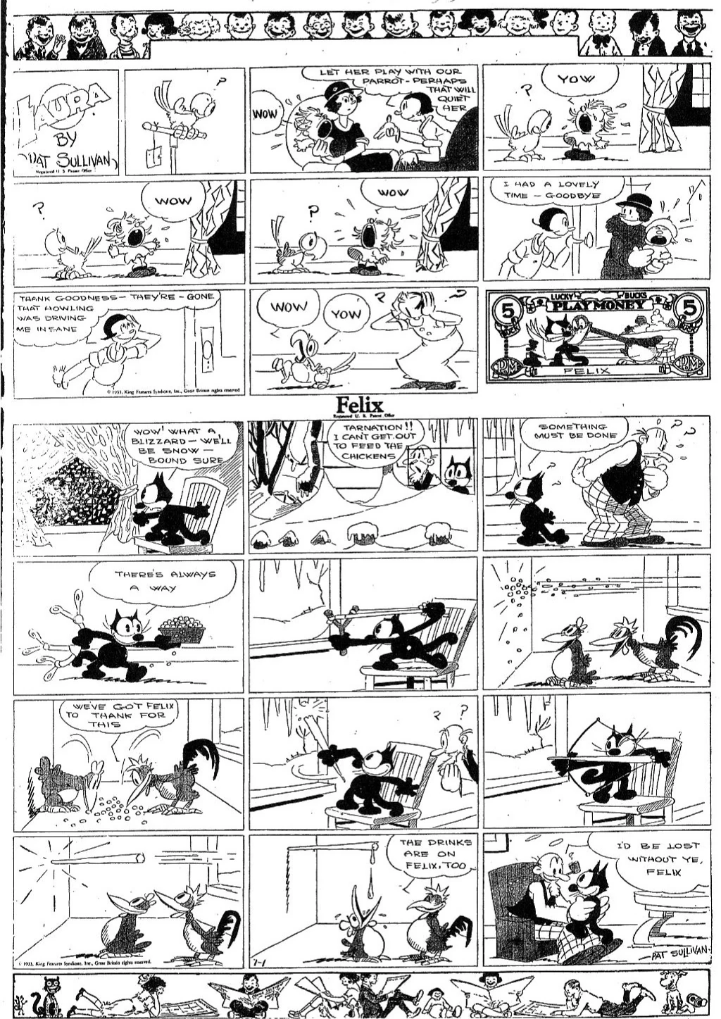 1933 comic strips | Felix The Cat Wiki | Fandom
