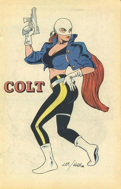 Colt The Weapon Mistress | Femforce and The Round Table of America Wiki | Fandom