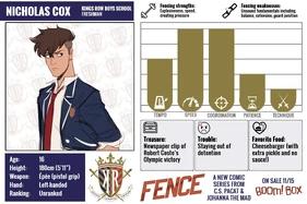 Nicholas Cox | FENCE Comic Wiki | Fandom