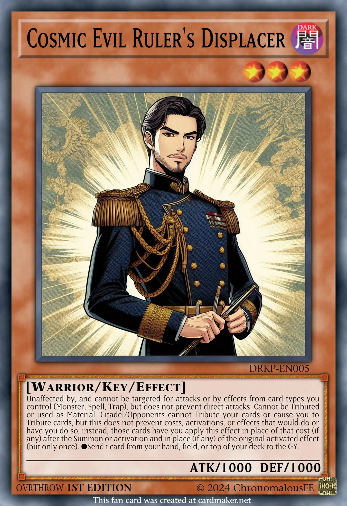 Cosmic Evil Ruler's Displacer (fanon Yu-Gi-Oh! card) | Project Ferrum ...