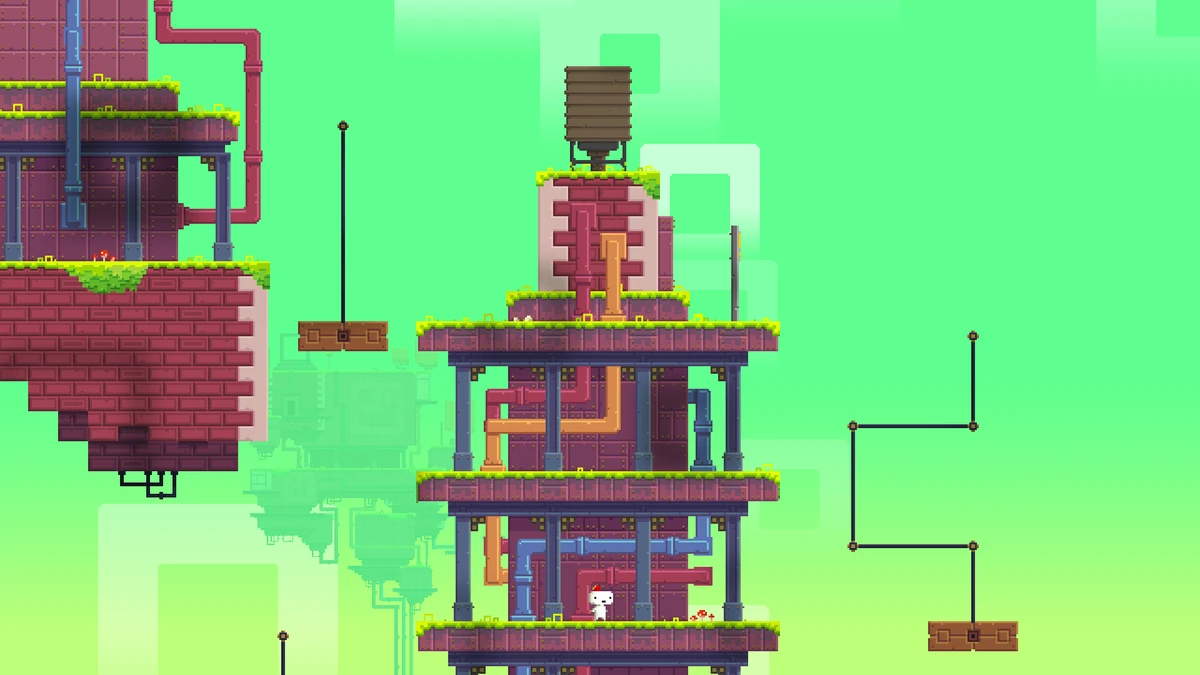 Industry Water Towers | FEZ Game Wiki | Fandom