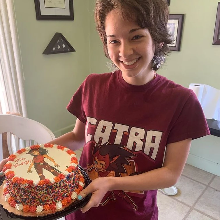 Here's my coming out cake from a little while ago | Fandom