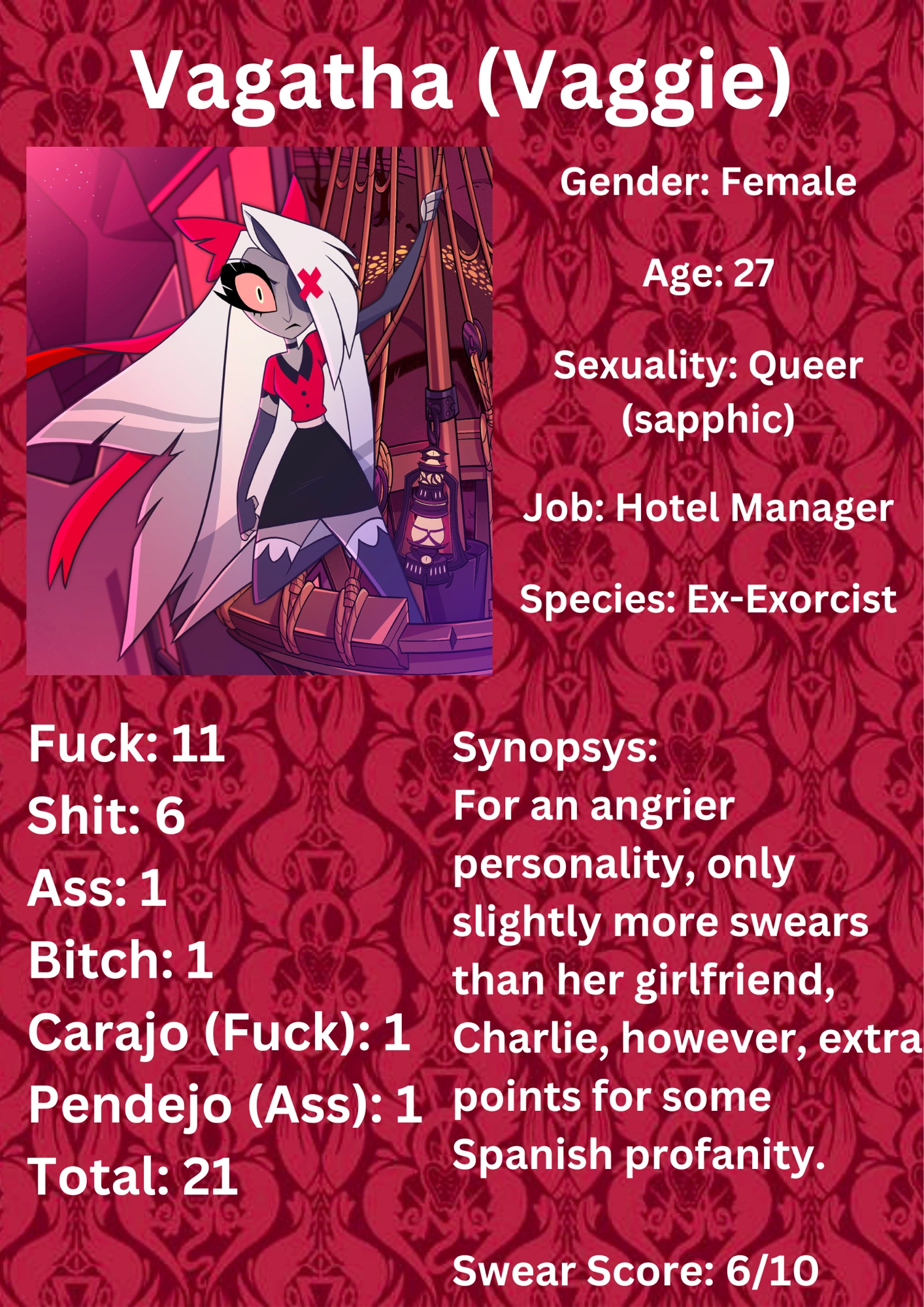 Here's every single Hazbin Hotel character identification card and ...