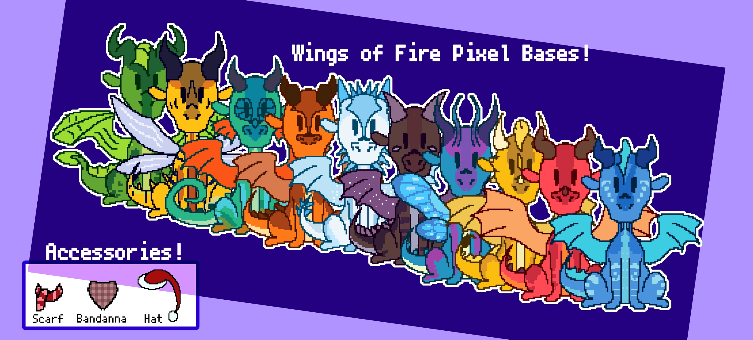 Pixel Bases for All Tribes! (Plus three accessories) | Fandom