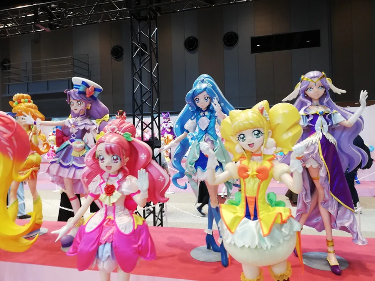 【All Pretty Cure Exhibition Yokohama】Life-size mannequins of PreCure ...