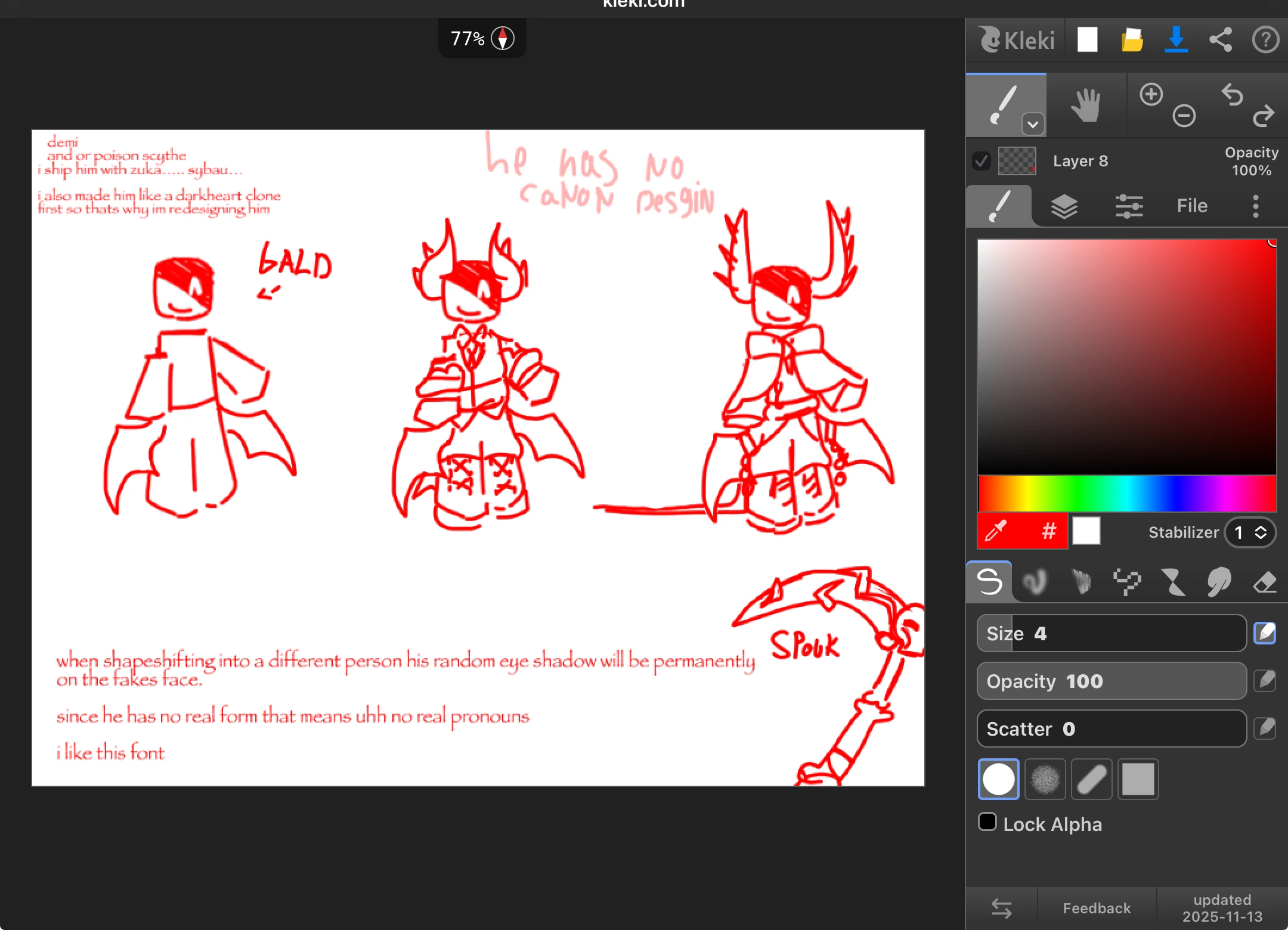 making a ref for an oc i swear i didnt forget | Fandom